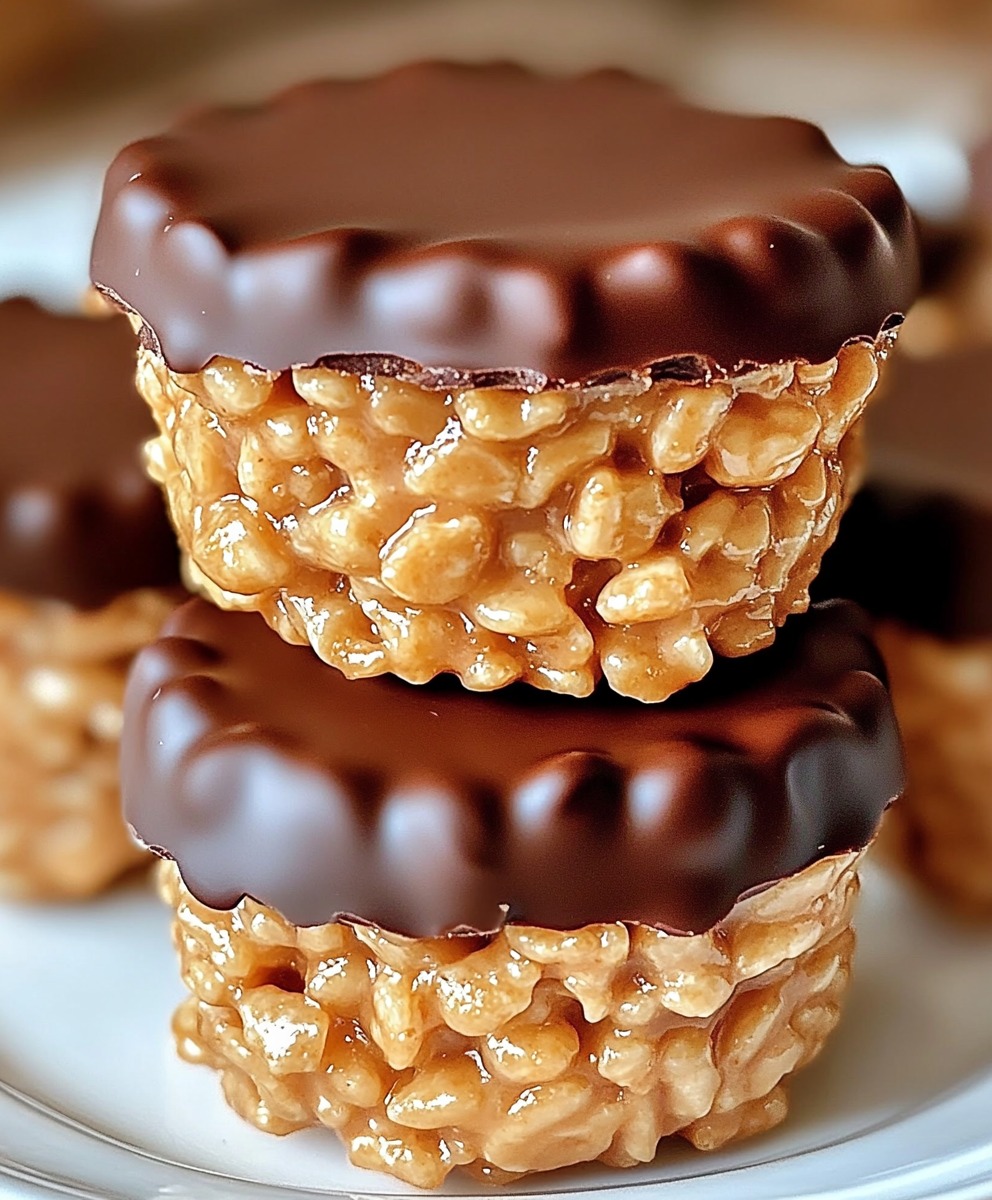 No-Bake Chocolate-Covered Rice Krispies Cups – A Sweet, Crunchy Delight ...